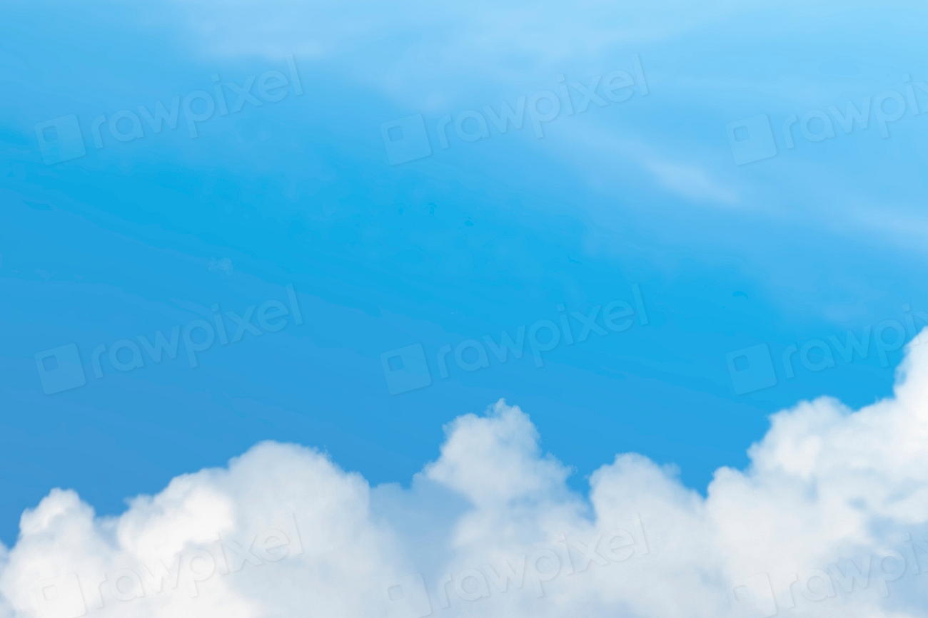 Blue sky background psd clouds | Premium PSD - rawpixel