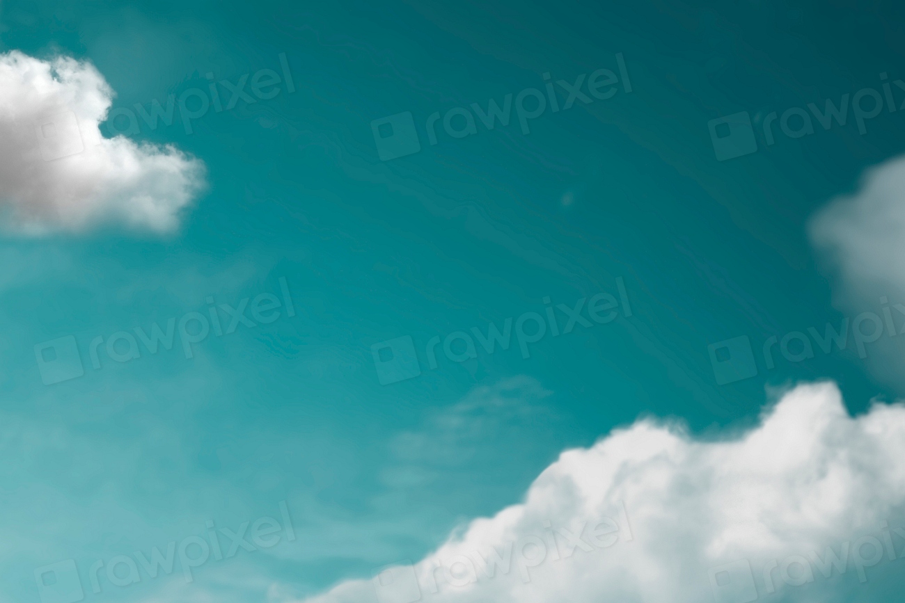 Green sky background psd clouds | Premium PSD - rawpixel