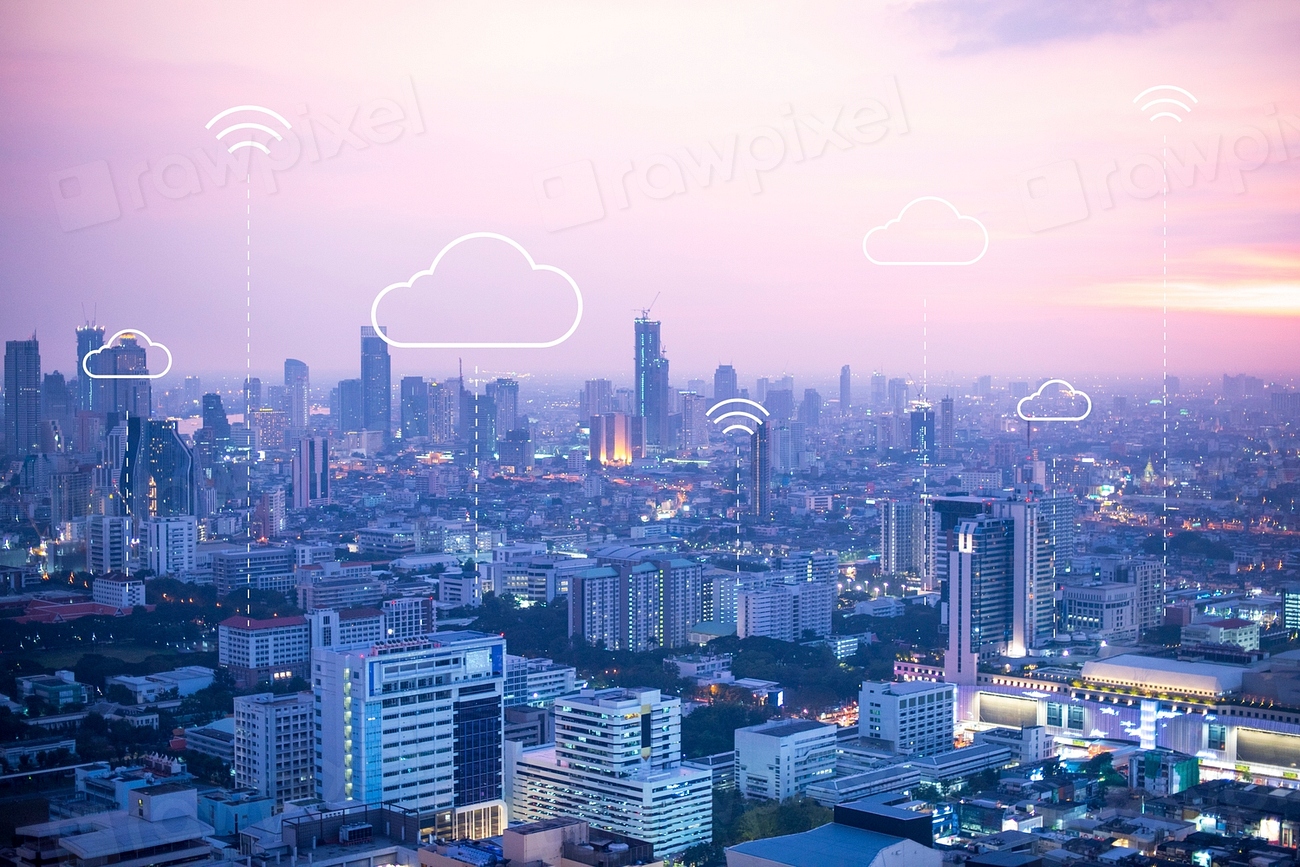 Cloud computing banner background psd | Premium PSD - rawpixel Cloud computing banner background psd | Premium PSD - rawpixel