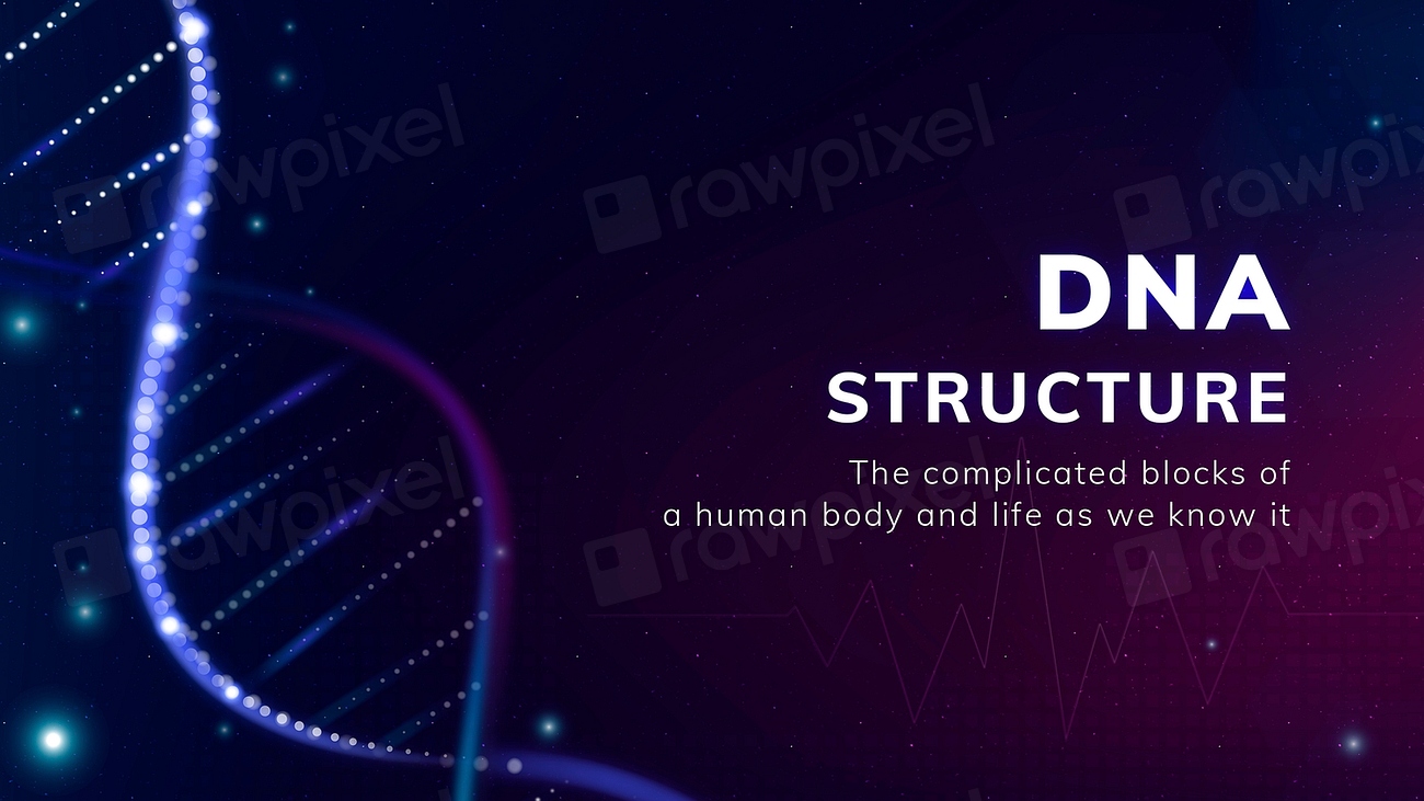 DNA structure biotechnology template psd | Free PSD Template - rawpixel