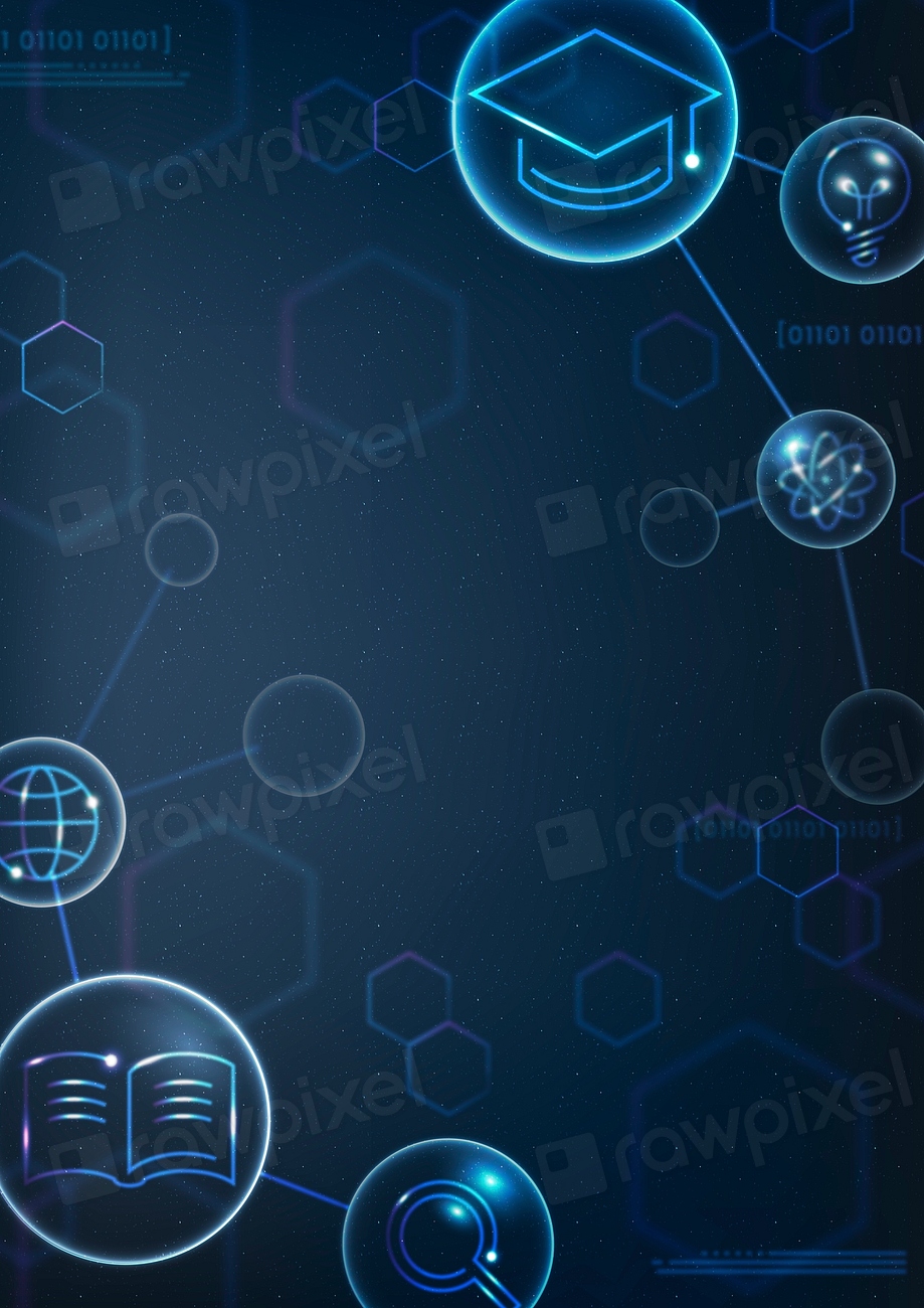 Geometric science education background psd | Premium PSD - rawpixel