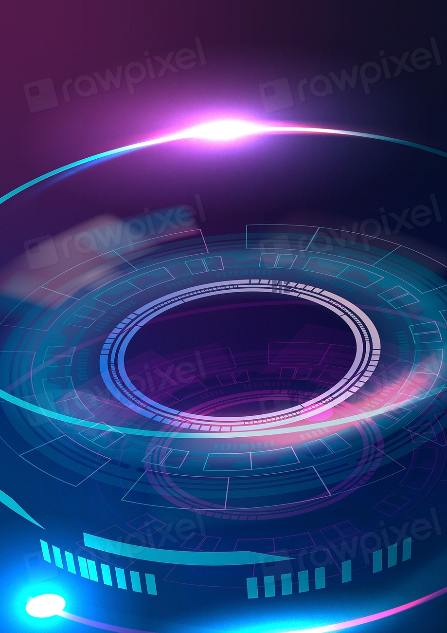 Optical lens technology background psd | Premium PSD - rawpixel