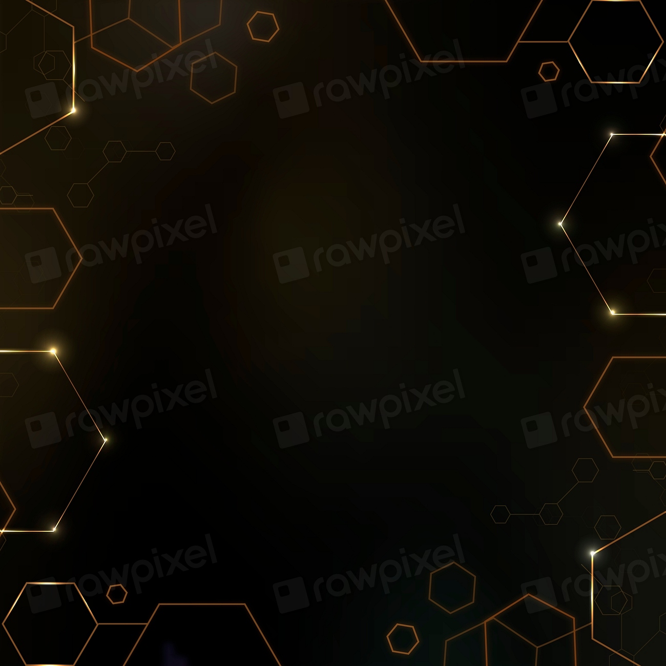 Digital technology background psd hexagon | Premium PSD - rawpixel