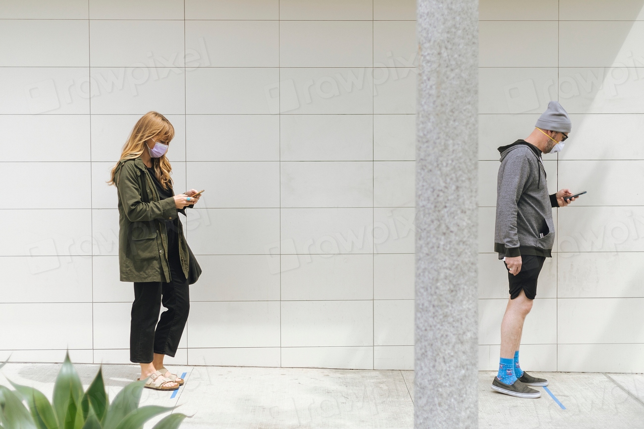 People using their phones and | Free Photo - rawpixel