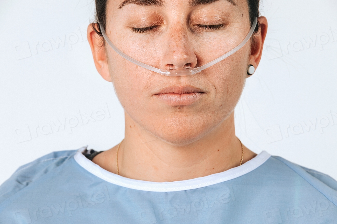 Sick female patient nasal cannula | Premium Photo - rawpixel