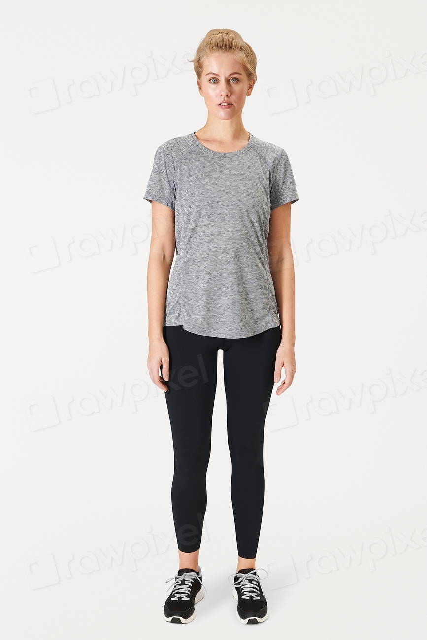 Active woman sports outfit psd | Premium PSD - rawpixel
