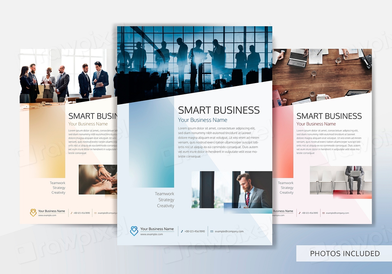 Smart business poster design vector | Premium Vector - rawpixel