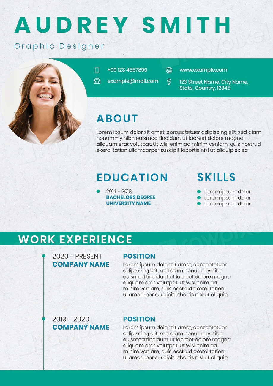 Creative editable CV template downloadable | Premium PSD Template ...