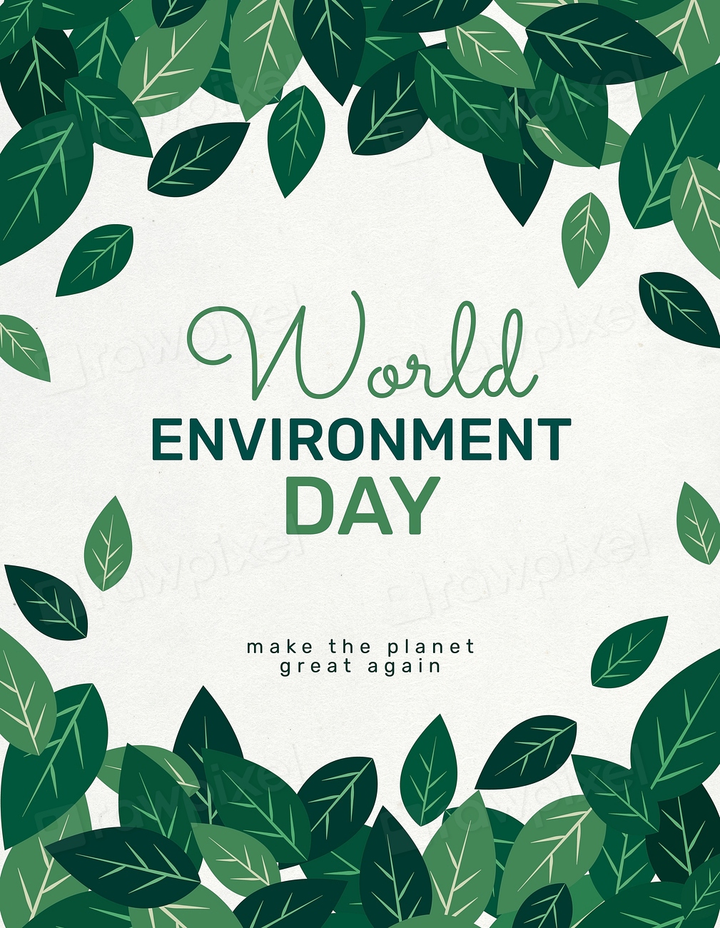 World environment day vector flyer | Premium Vector Template - rawpixel