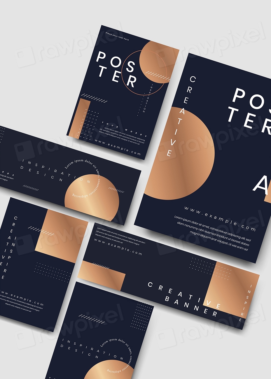 Navy blue poster template vector | Premium Vector - rawpixel