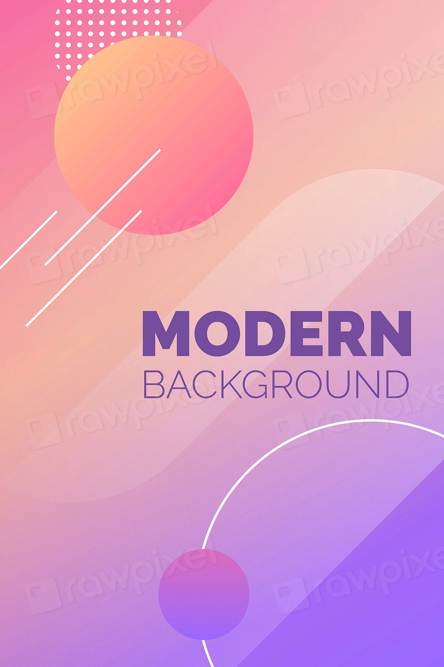 Colorful round modern background vector | Premium Vector - rawpixel