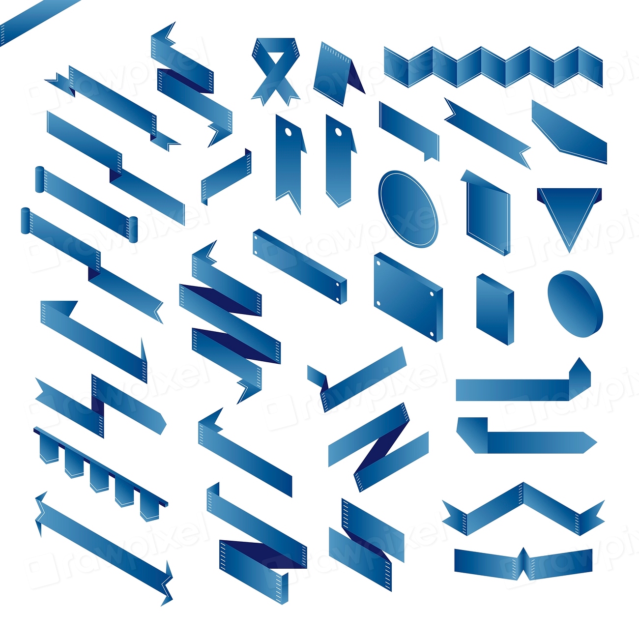 Vector of a banner label | Free Vector - rawpixel