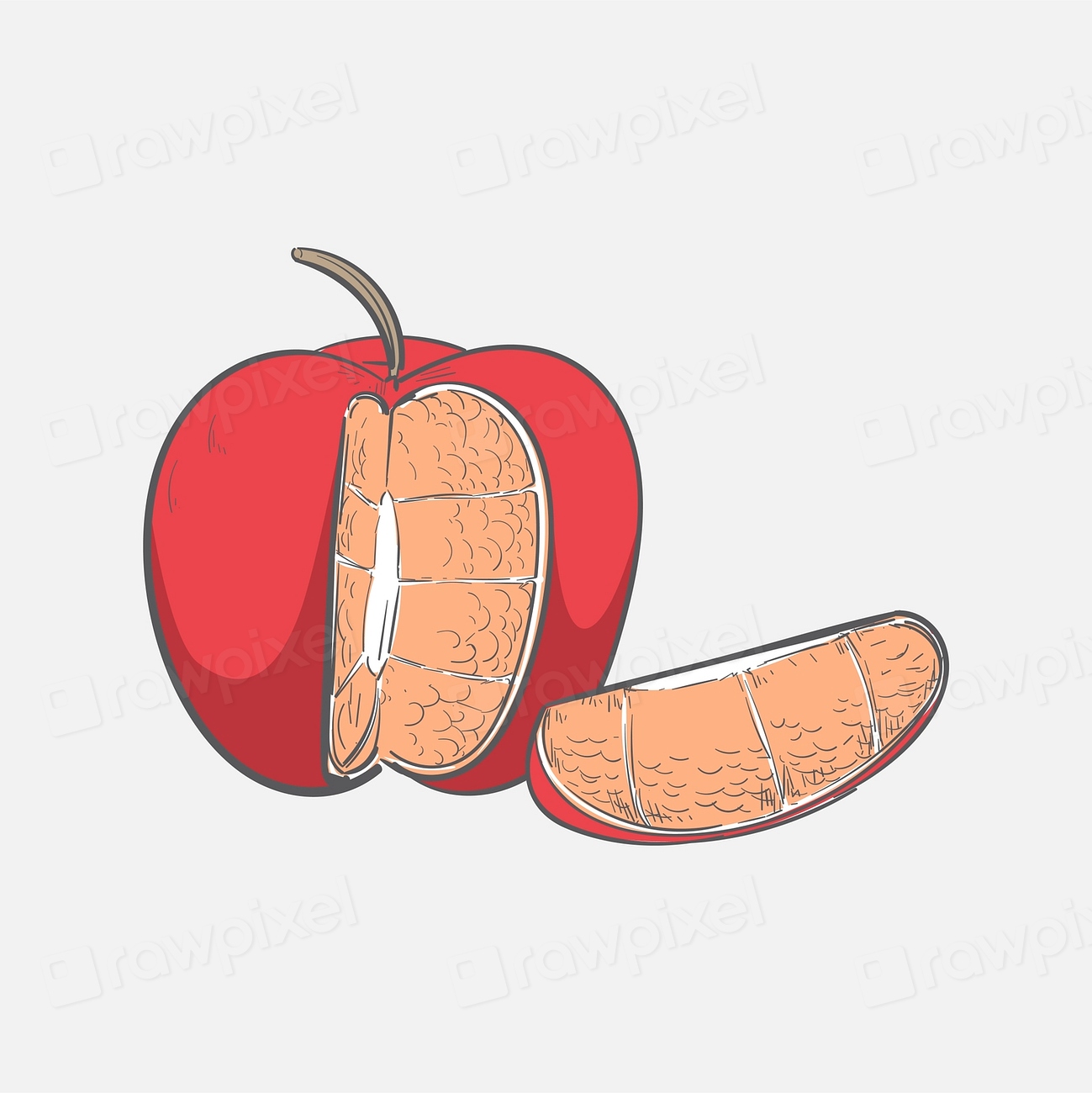 Hand drawing illustration individuality concept | Free Photo ...