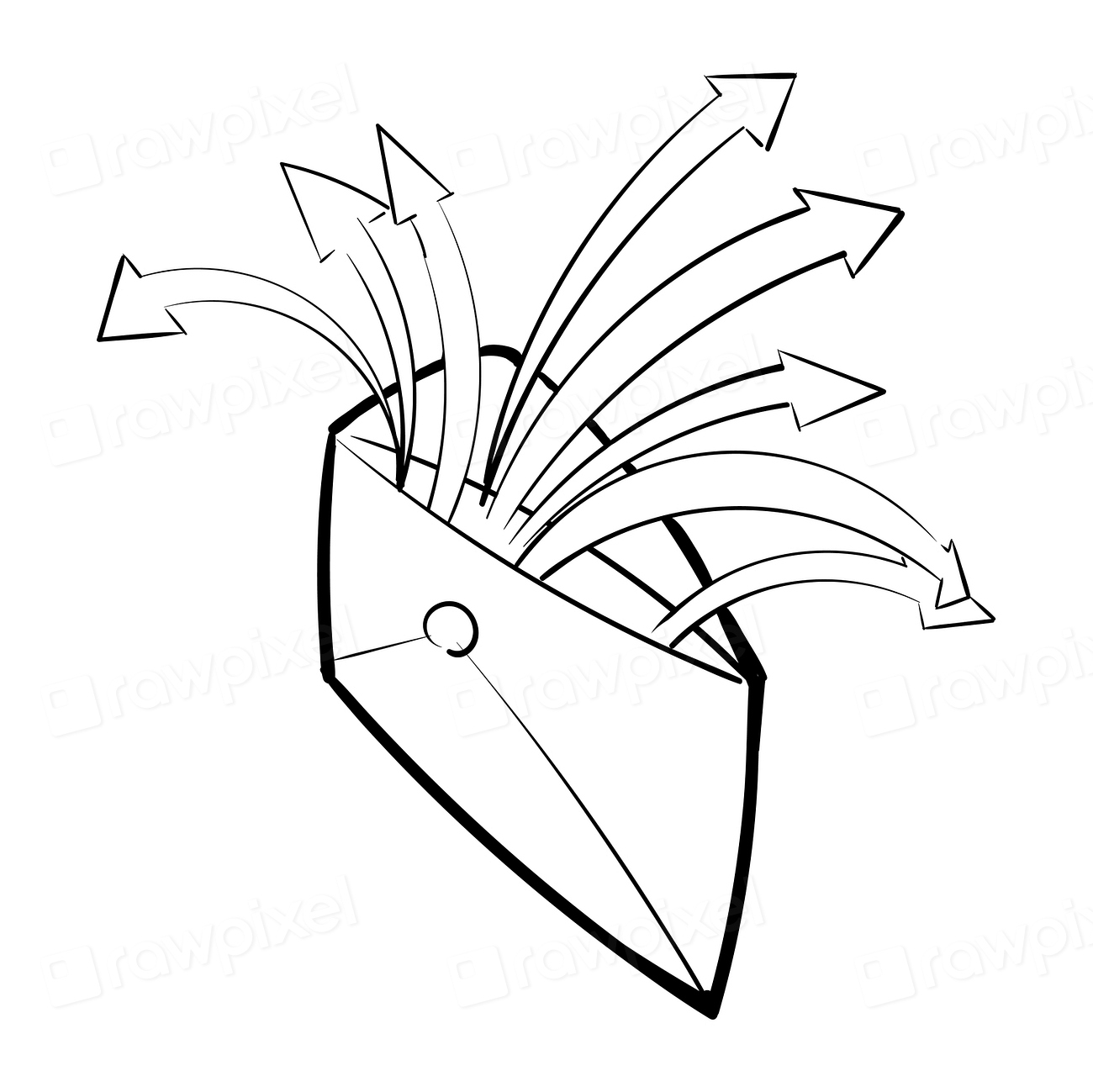 Hand drawing illustration communication concept | Premium Vector ...