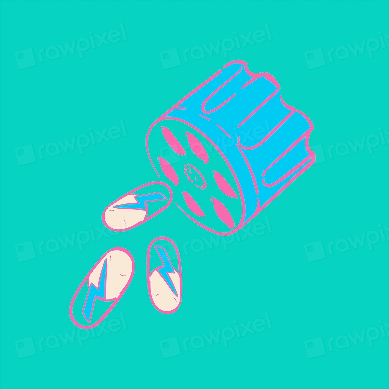 Hand drawing illustration power strength | Free Photo Illustration ...