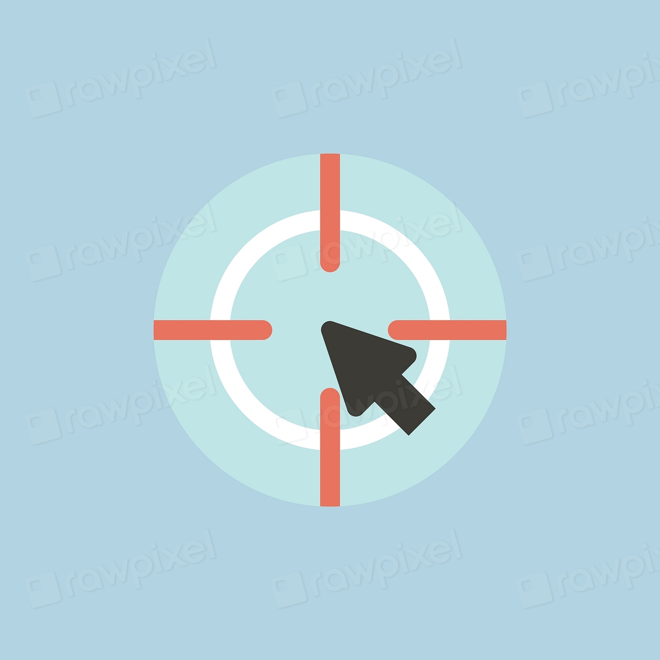Vector of target icon | Premium Vector - rawpixel