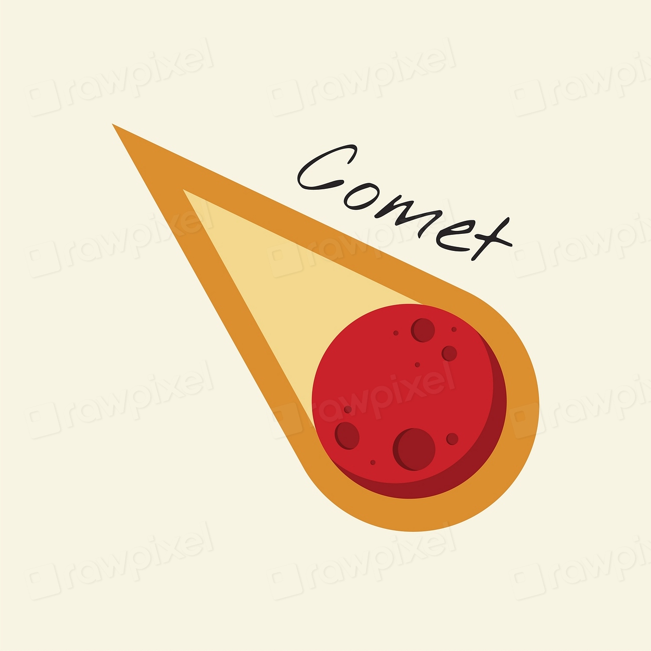 Vector of comet | Premium Vector - rawpixel