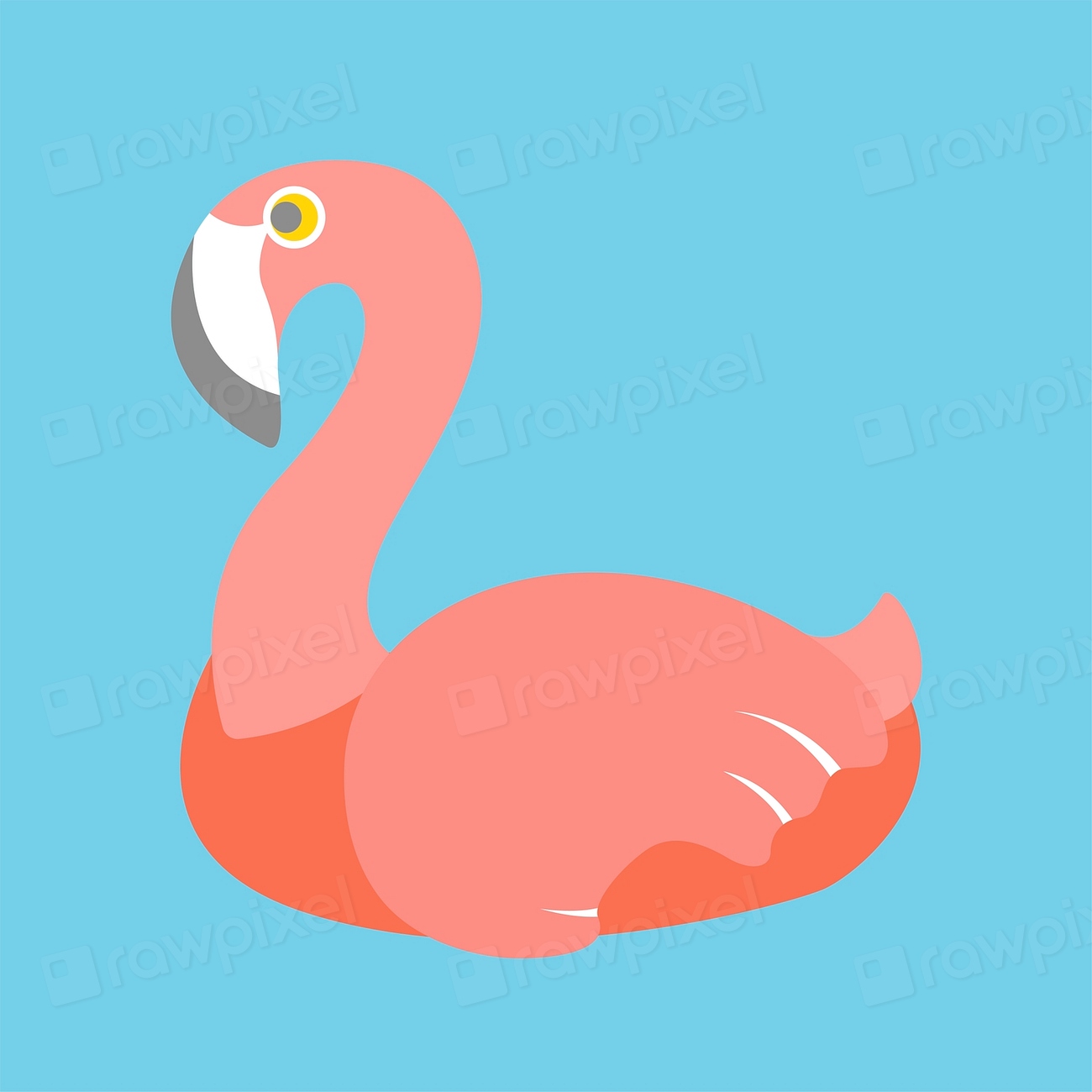Illustration of a flamingo | Premium Vector - rawpixel
