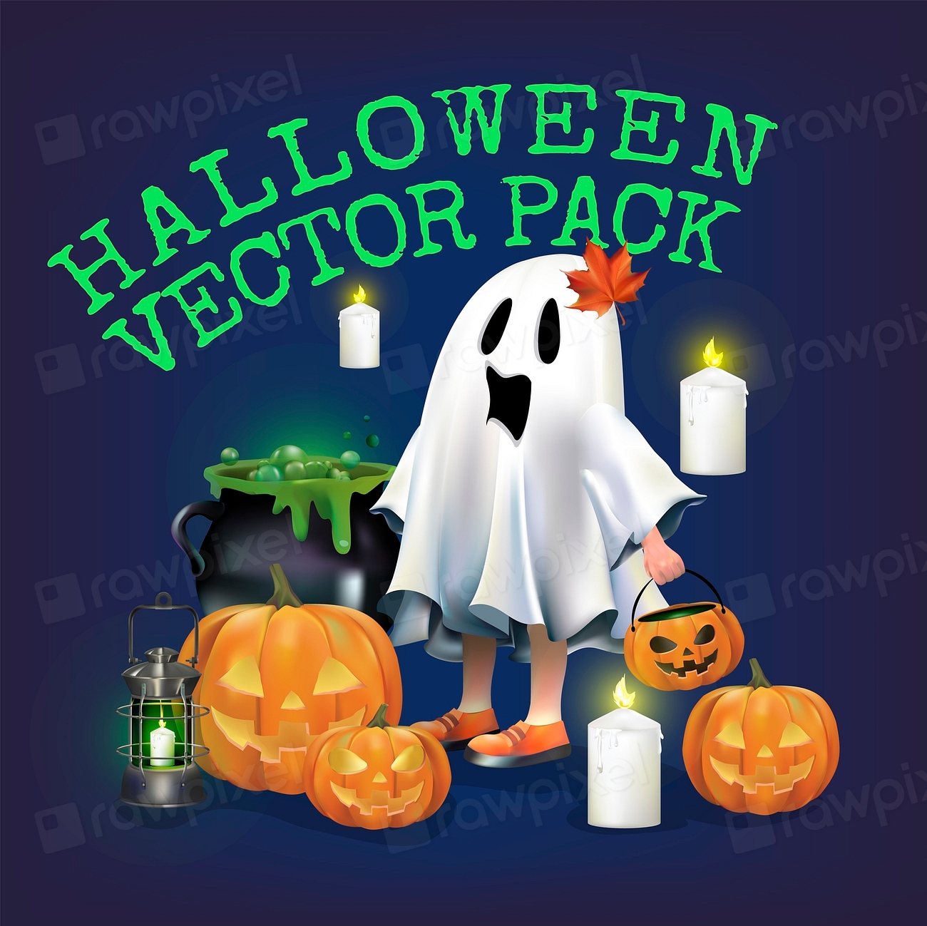 Halloween vector set | Free Vector - rawpixel