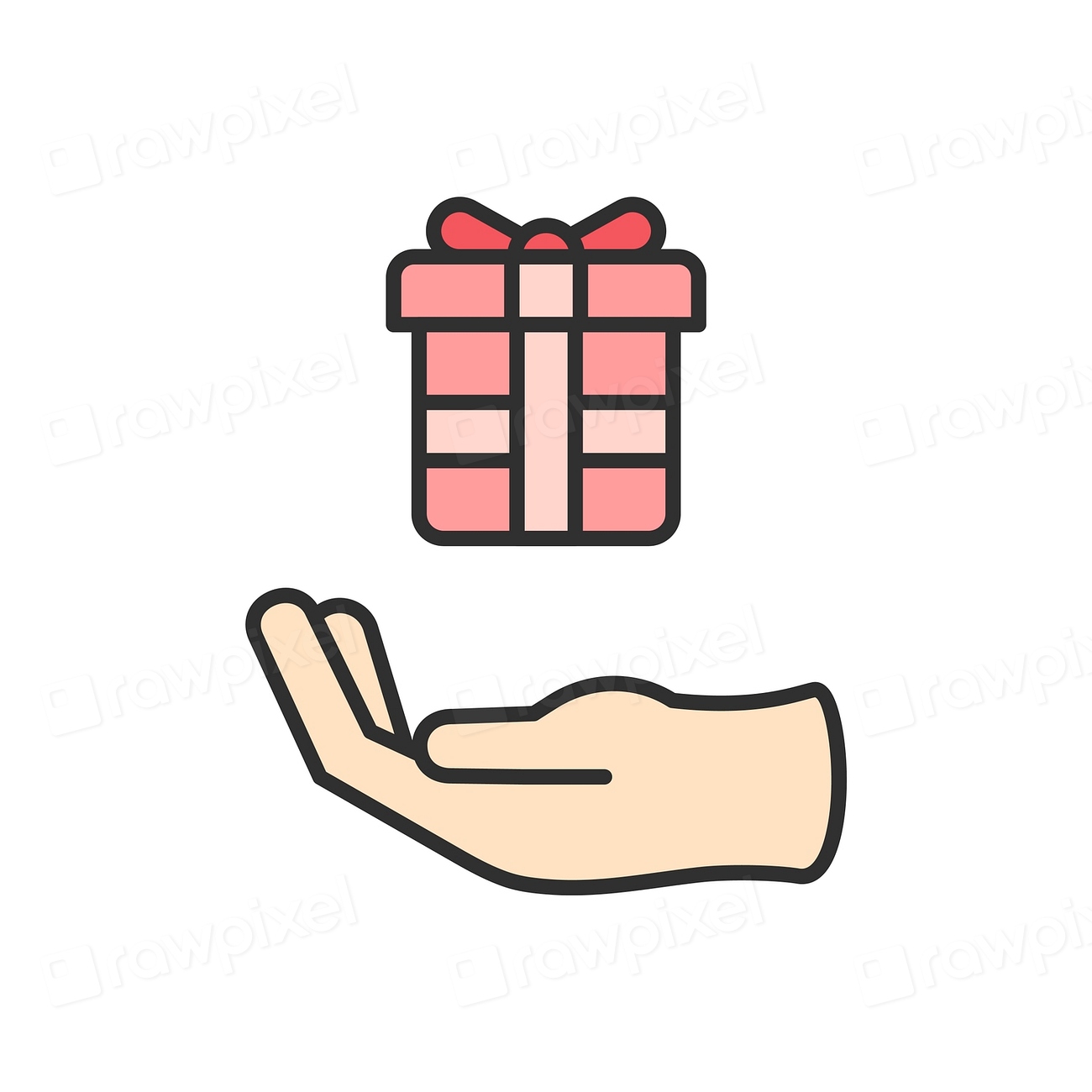 Illustration of donation support icons | Premium Vector - rawpixel