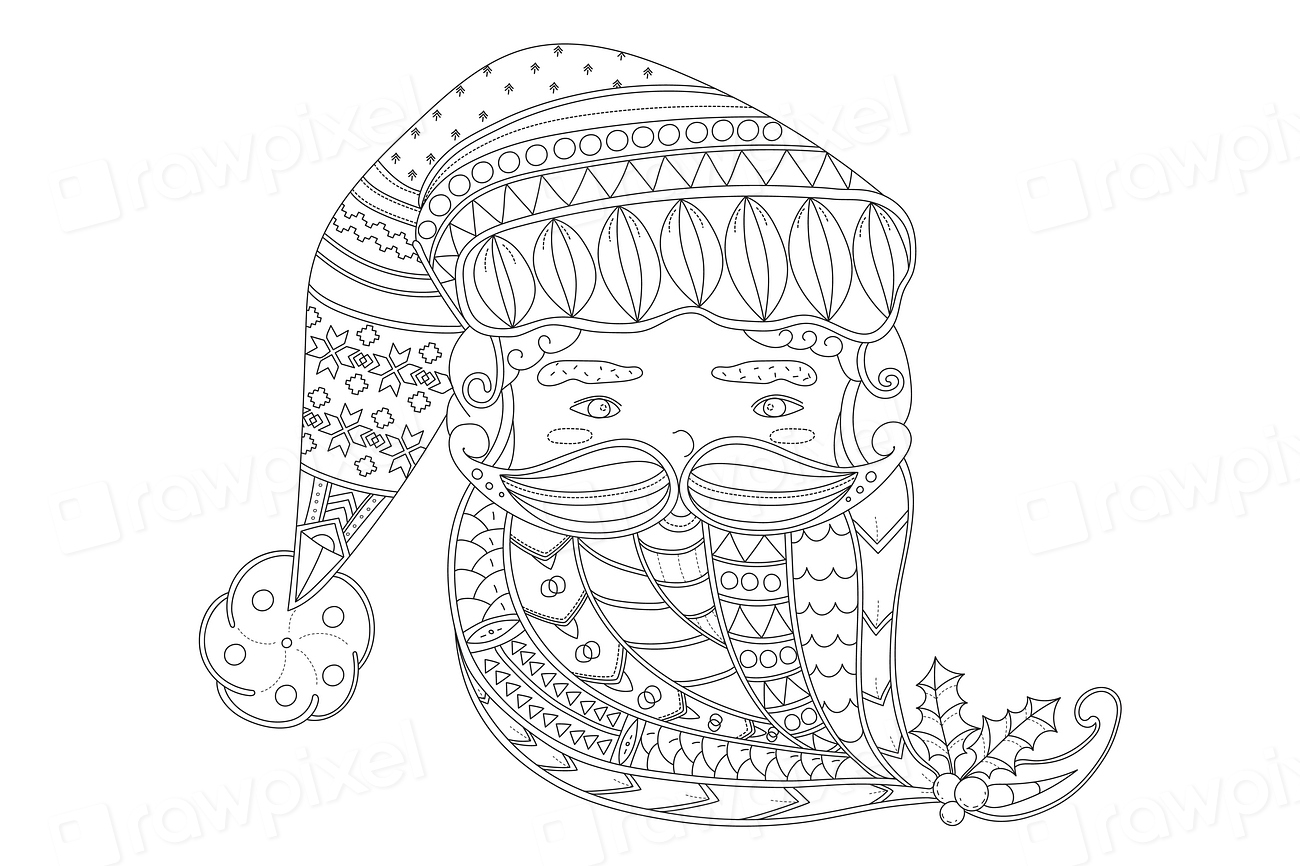 Santa Claus' face vector | Premium Vector Illustration - rawpixel