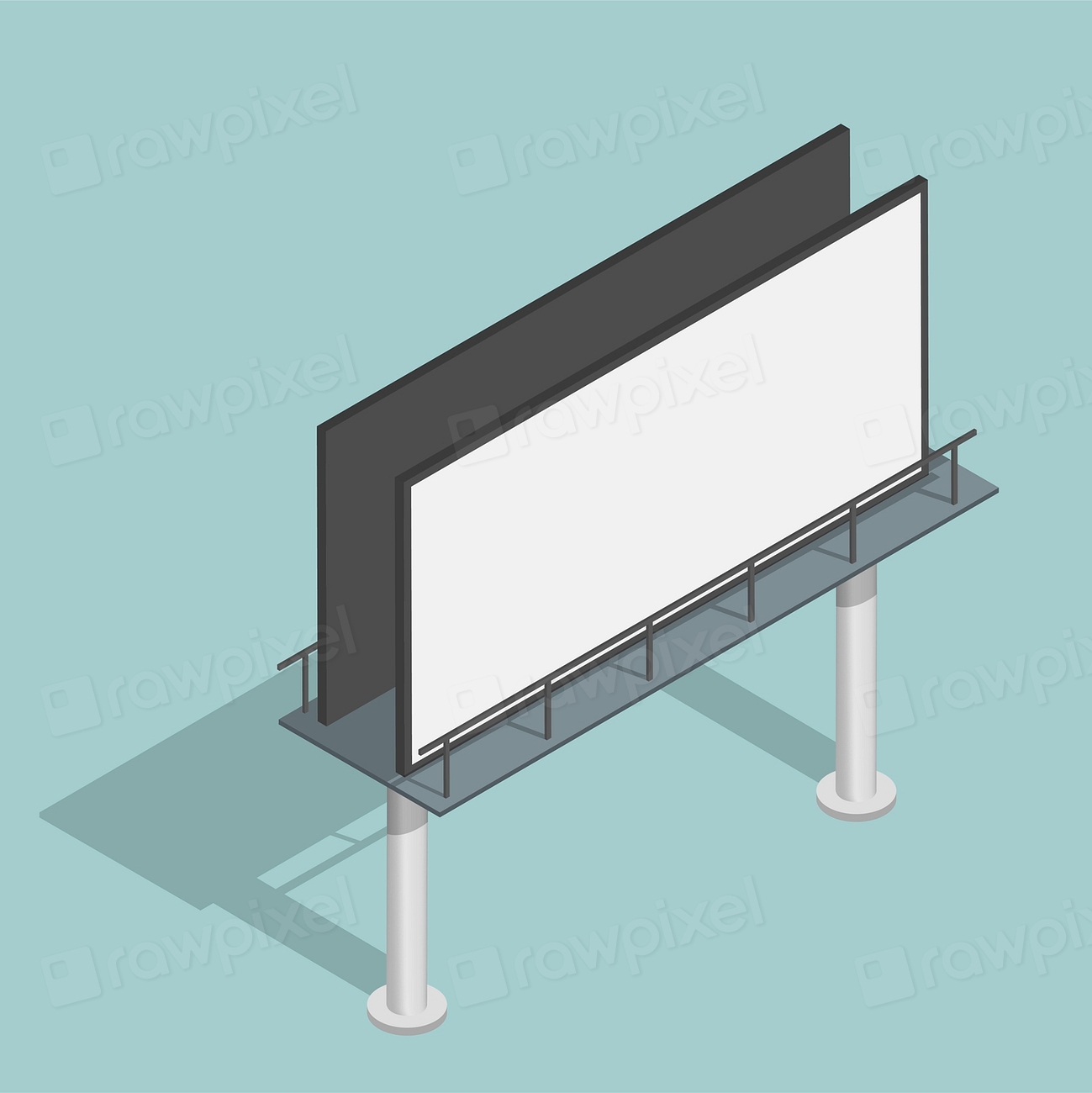 Vector of billboard advertising icon | Free Vector - rawpixel