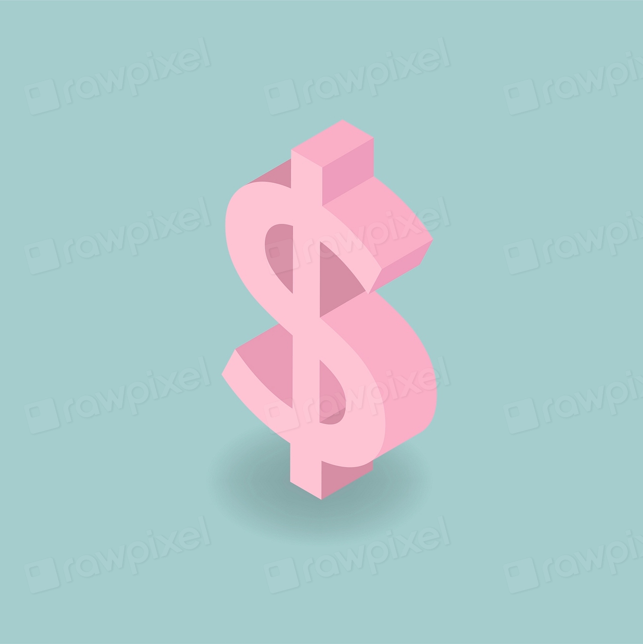 Vector icon of dollar sign | Free Vector - rawpixel