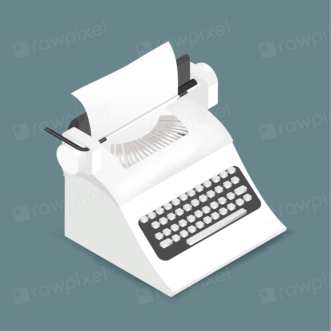 Vector of retro typewriter icon | Premium Vector - rawpixel