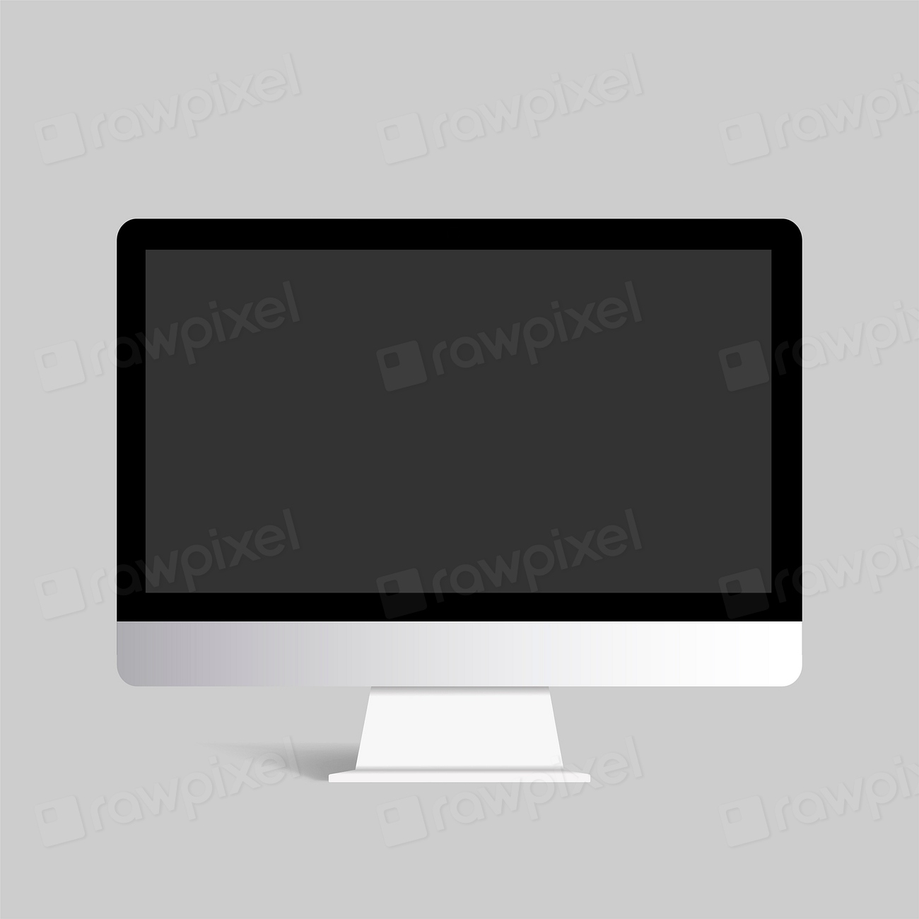 Vector of computer monitor icon | Free Vector - rawpixel