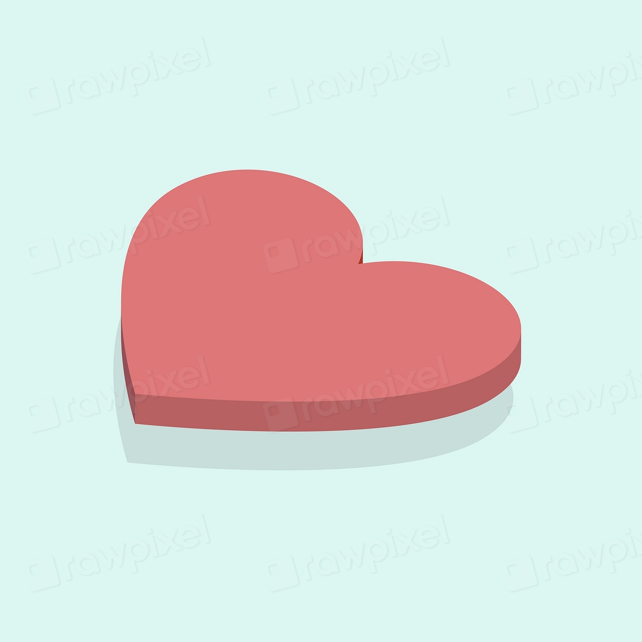 Vector of heart icon | Premium Vector - rawpixel