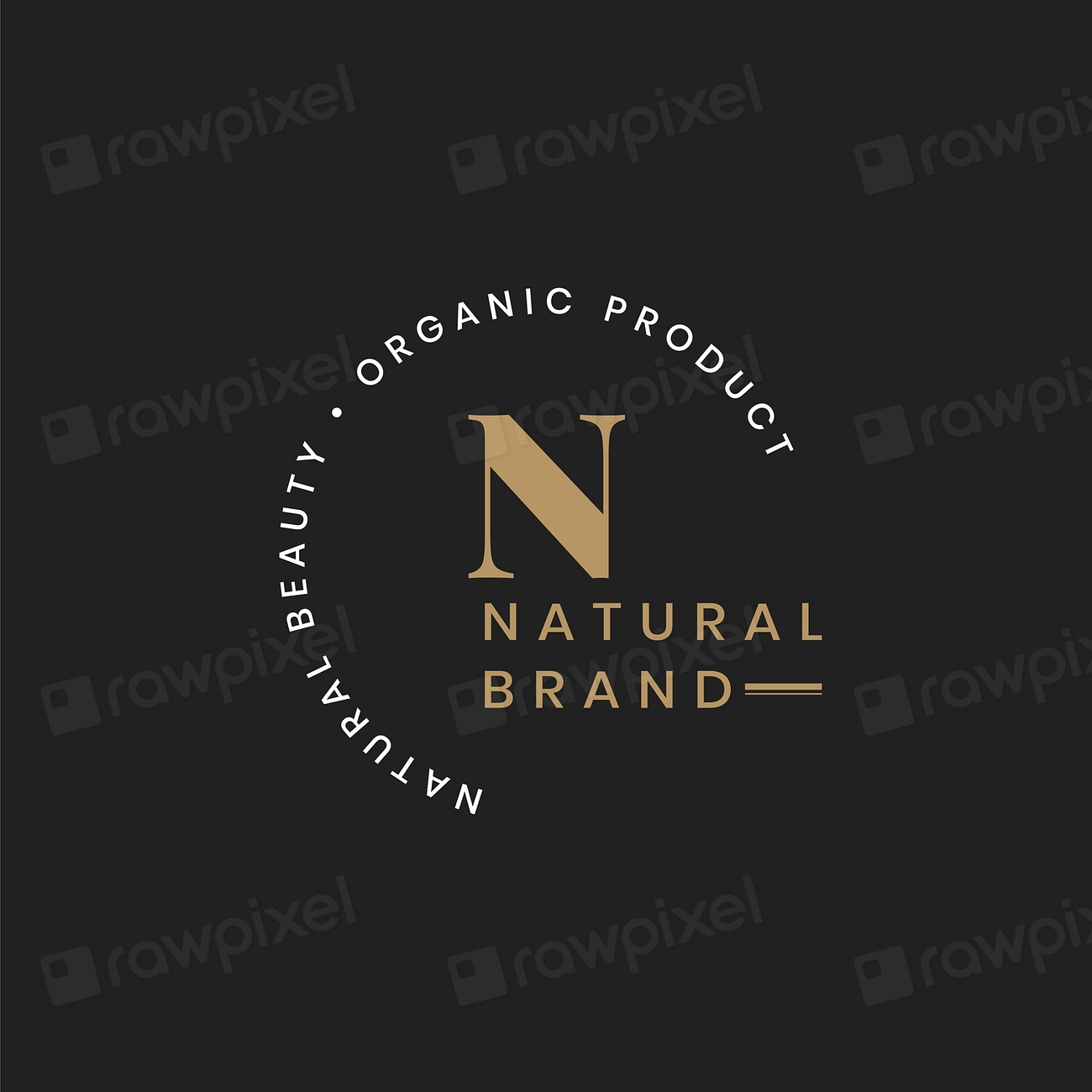 Natural brand logo badge design | Premium Vector - rawpixel