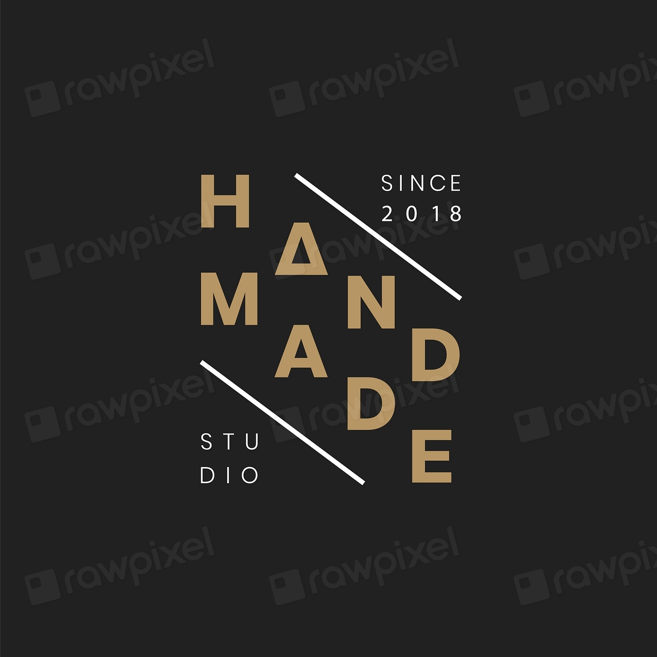 Handmade crafts logo badge design | Premium Vector - rawpixel