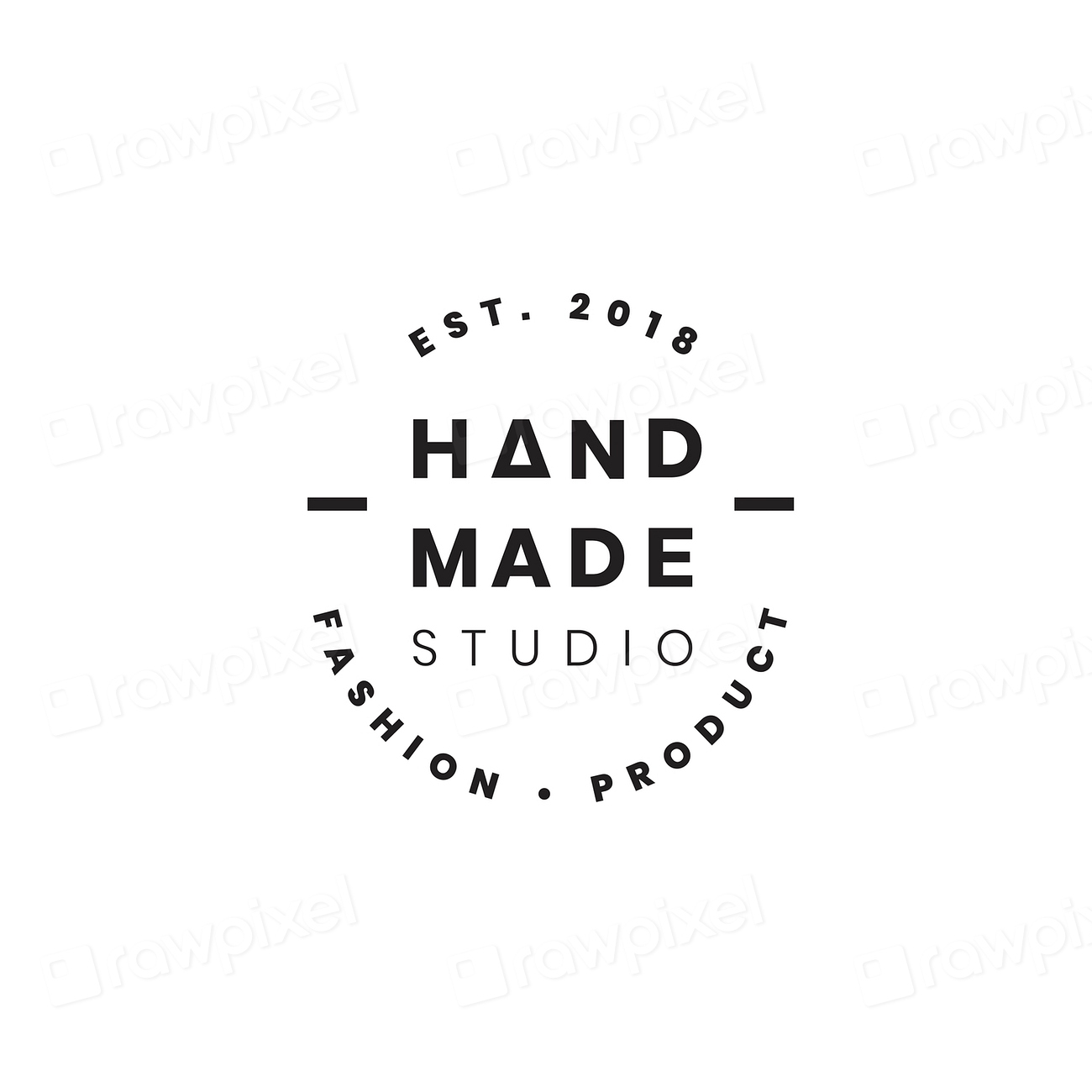 Handmade crafts logo badge design | Premium Vector - rawpixel