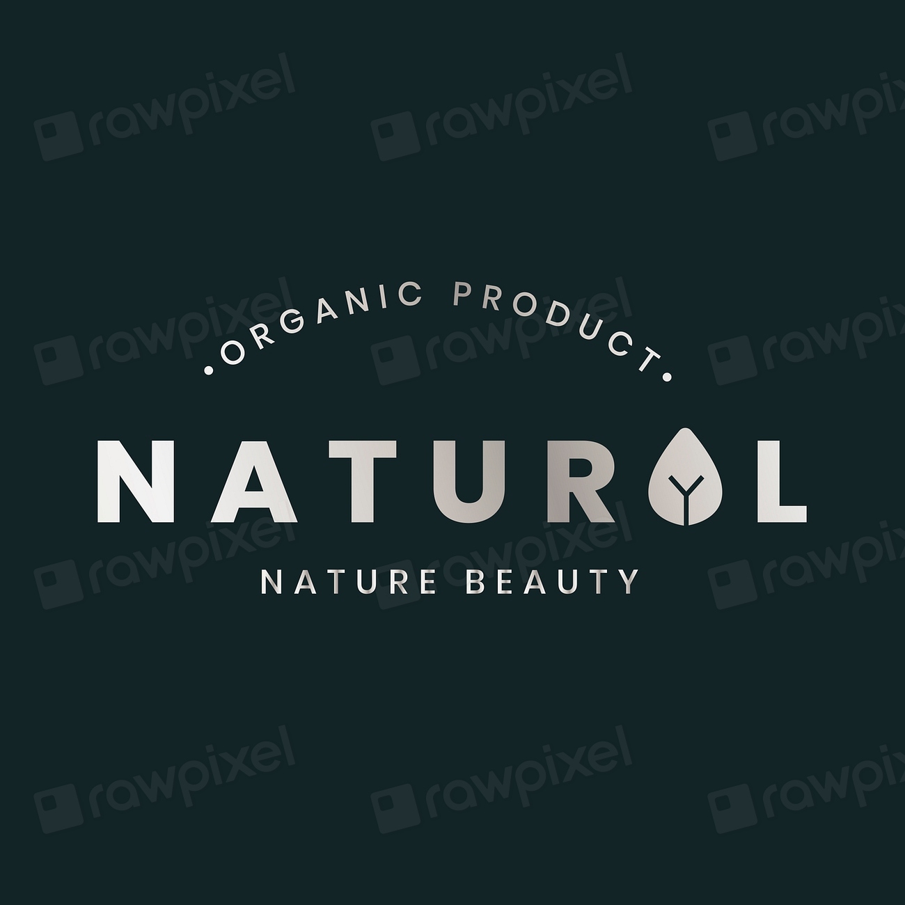 Natural brand logo badge vector | Premium Vector - rawpixel