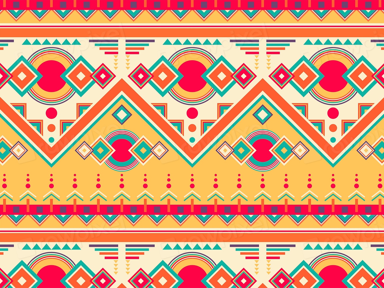 Illustration of ethnic pattern | Premium Vector - rawpixel