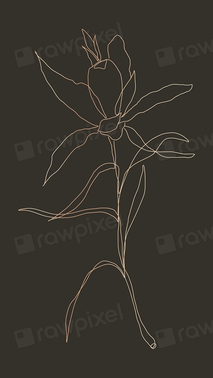 Flower single line art vector | Premium Vector Illustration - rawpixel
