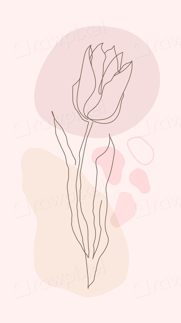 Tulip flower line drawing vector | Premium Vector Illustration - rawpixel