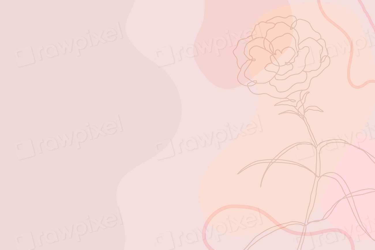 Simple flower background vector pastel | Premium Vector - rawpixel