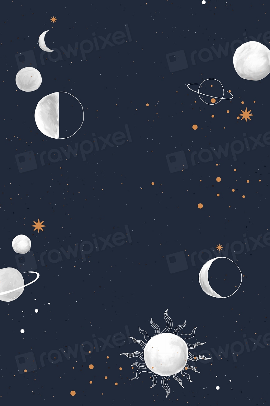 Galaxy background vector, space pattern | Premium Vector - rawpixel