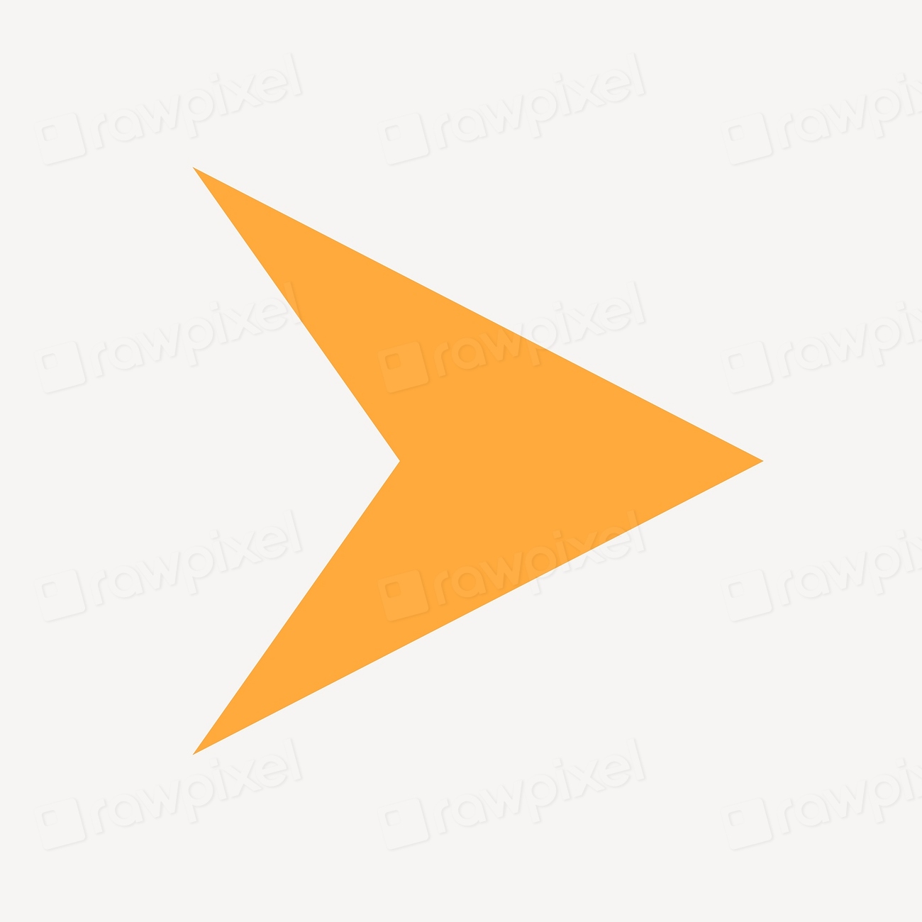 Arrow icon, yellow clipart, play | Free Icons - rawpixel