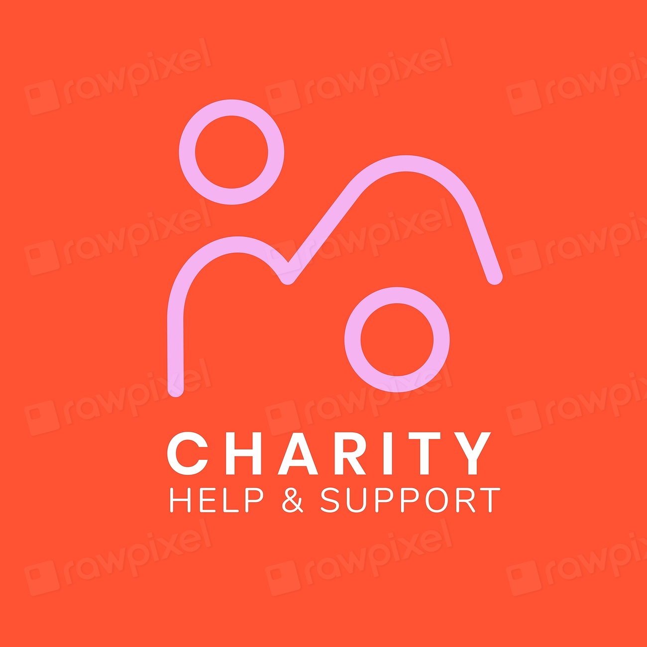 Charity logo template, non-profit branding | Premium Vector - rawpixel