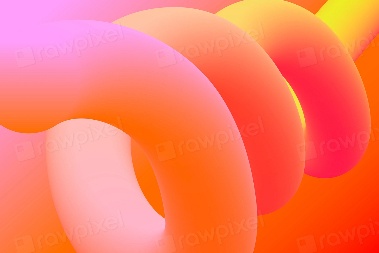 Orange 3D gradient background, colorful | Premium Vector - rawpixel