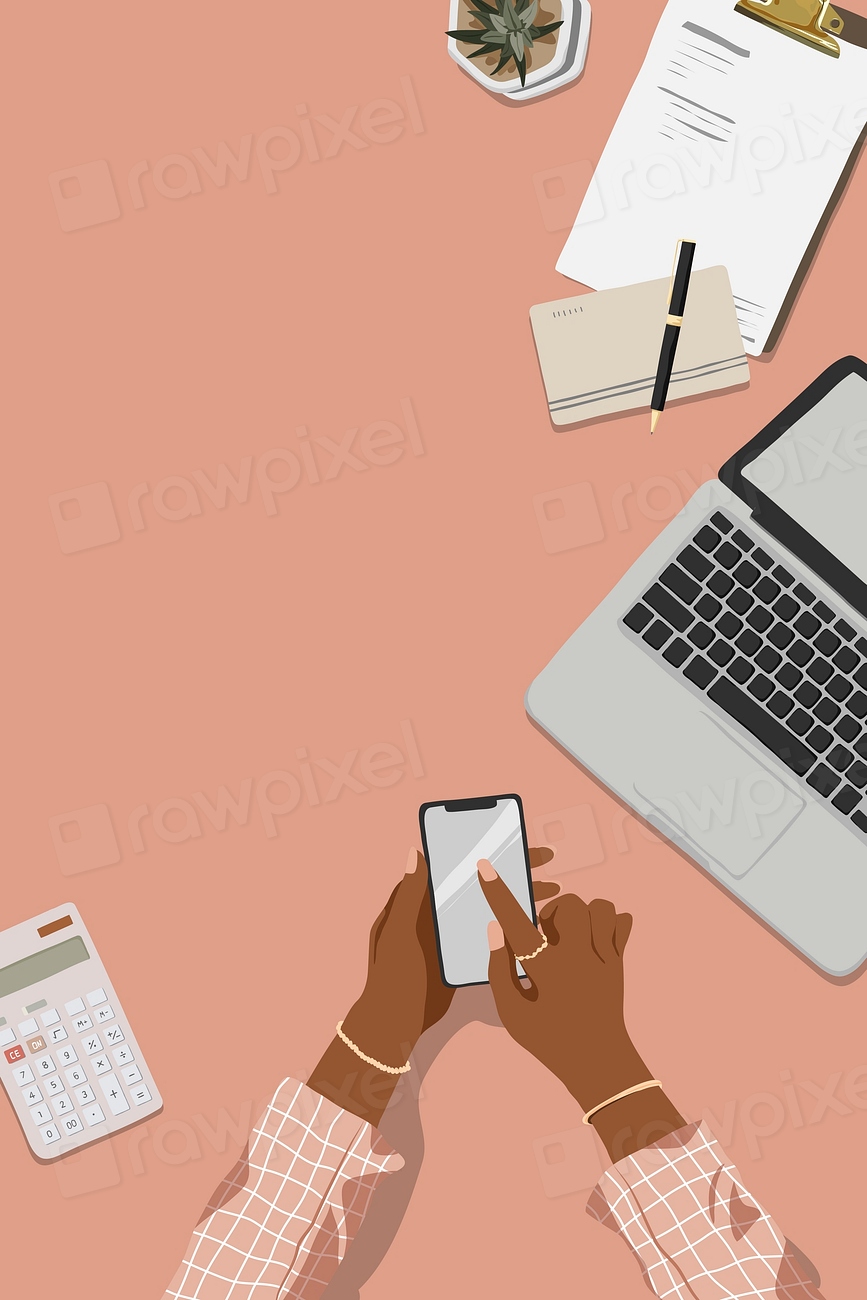 Feminine business background, owner lifestyle | Premium Photo ...