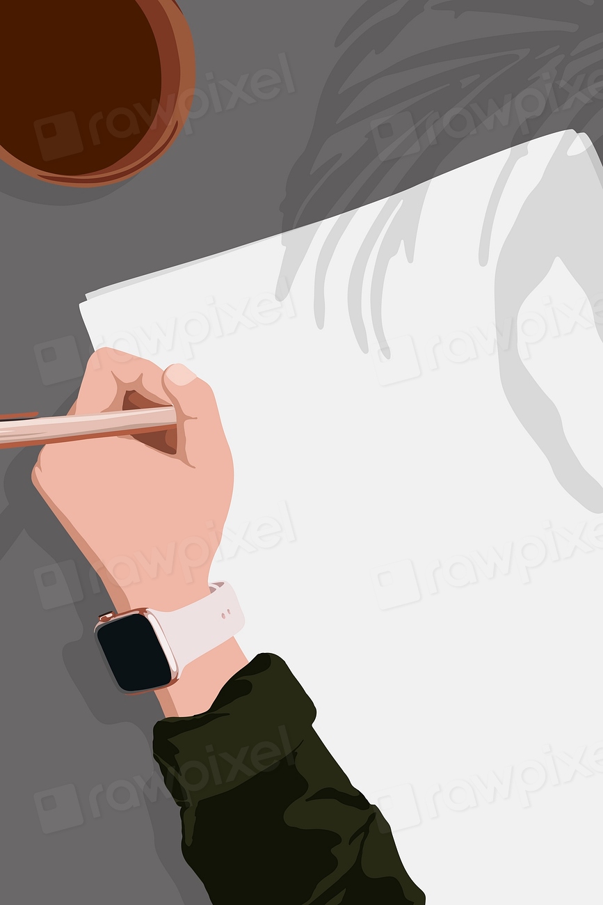 Business aesthetic background, paper frame | Premium Vector ...