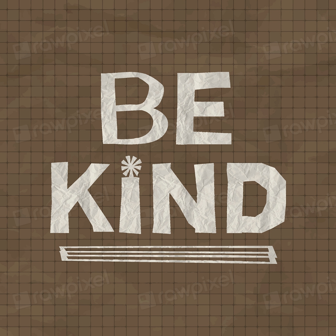 Be kind words sticker, abstract | Premium Vector - rawpixel