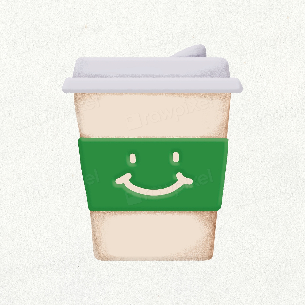 Aesthetic coffee sticker, food collage | PSD Illustration - rawpixel