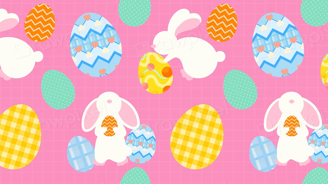 Easter pattern HD wallpaper, colorful | Free Photo - rawpixel