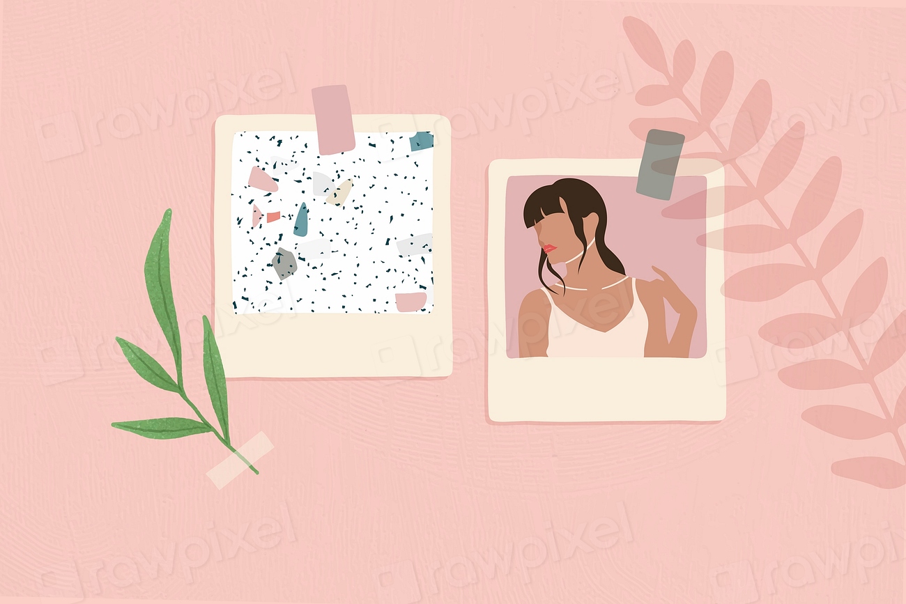 Mood board mockup, pink collage | Free PSD Mockup - rawpixel