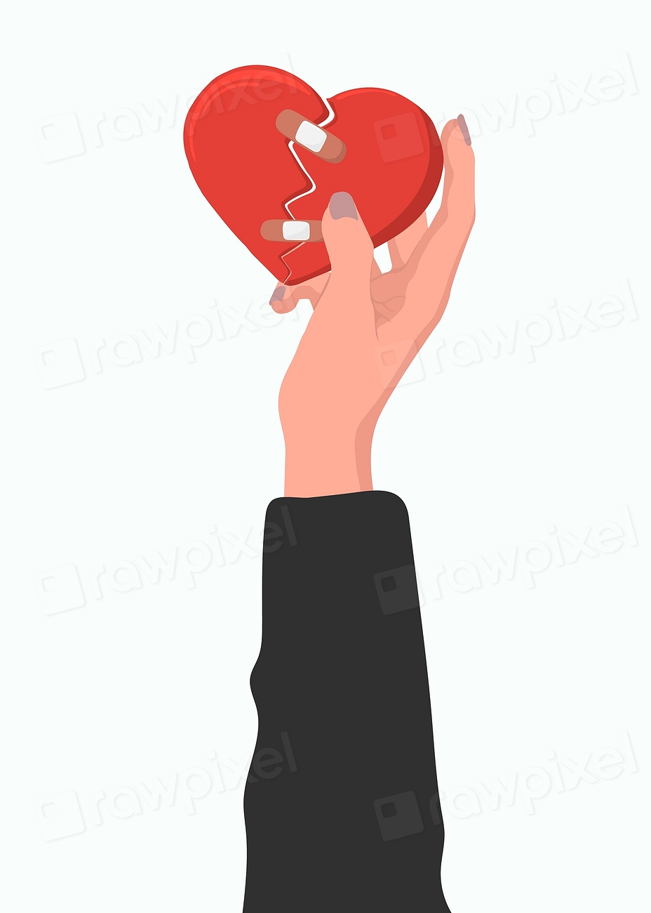 Giving love background, mental health | Premium Photo Illustration ...