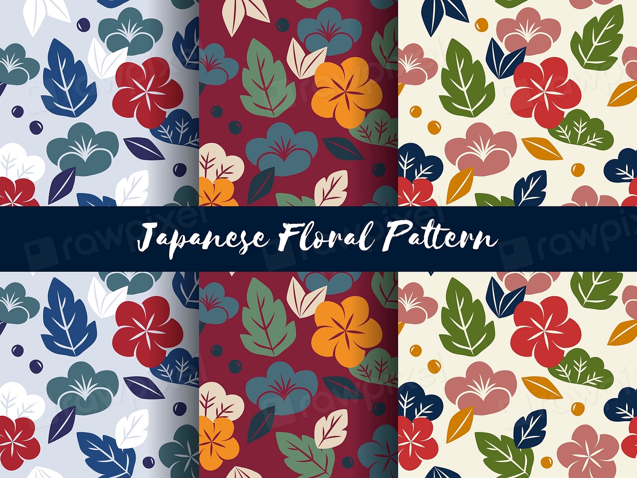 Vector seamless floral pattern | Free Vector - rawpixel